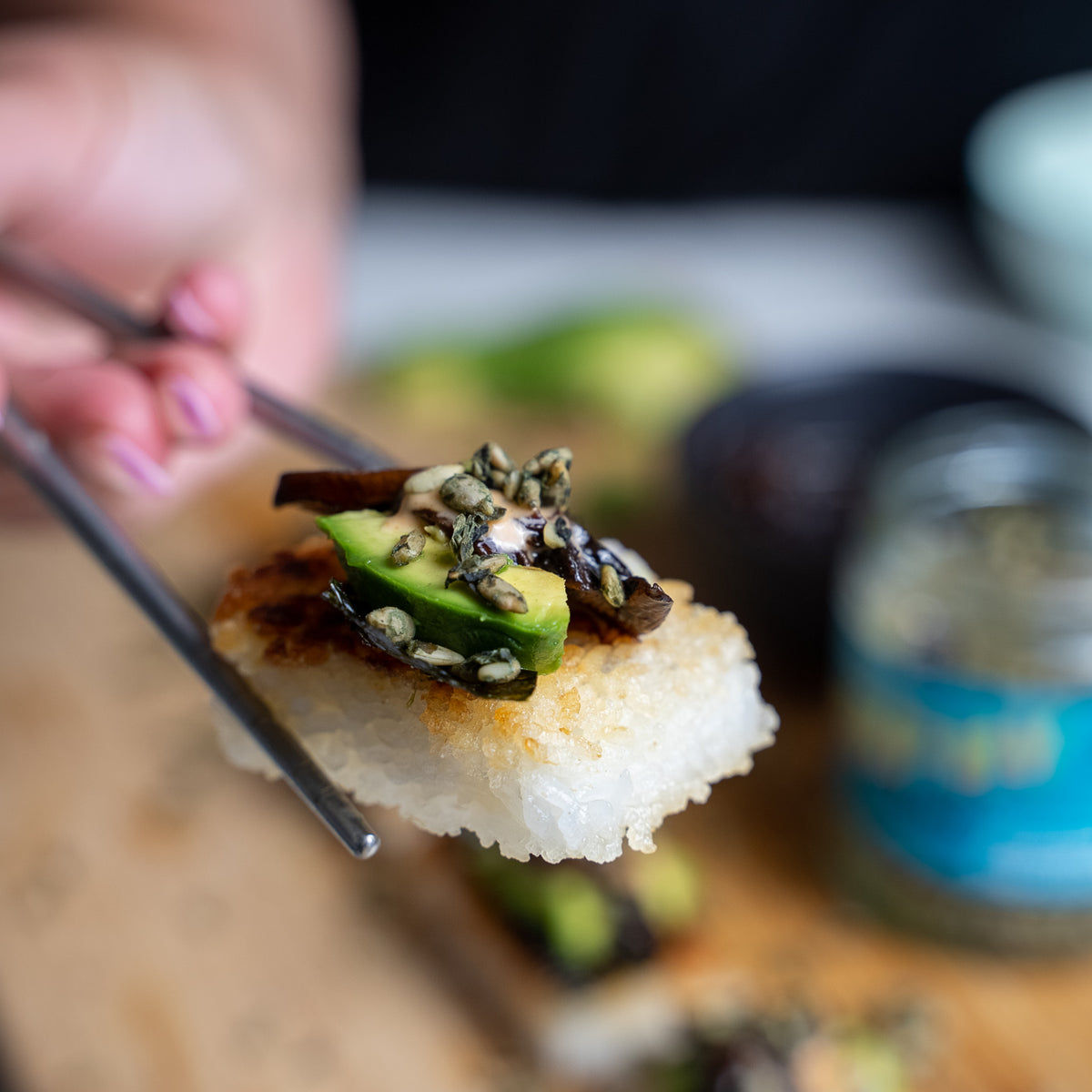 Vegan Sushi with Crispy Rice | Sea Superfoods — Pimp My Salad